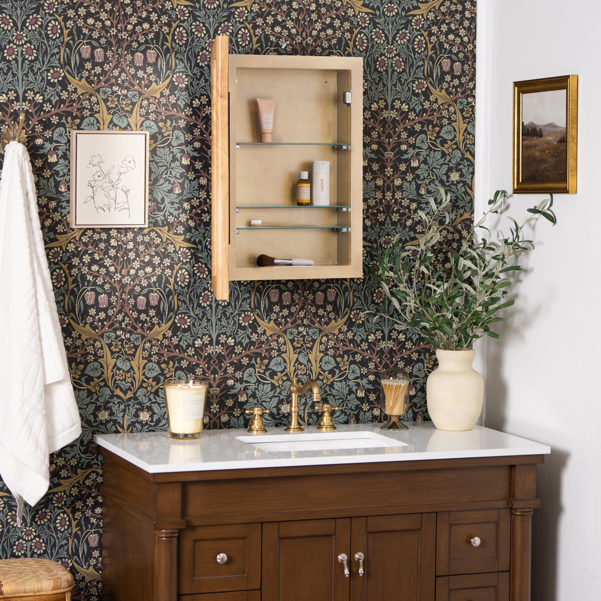 Joss & Main Marlowe Medicine Cabinet, Recess and Surface Mount & Reviews | Joss & Main